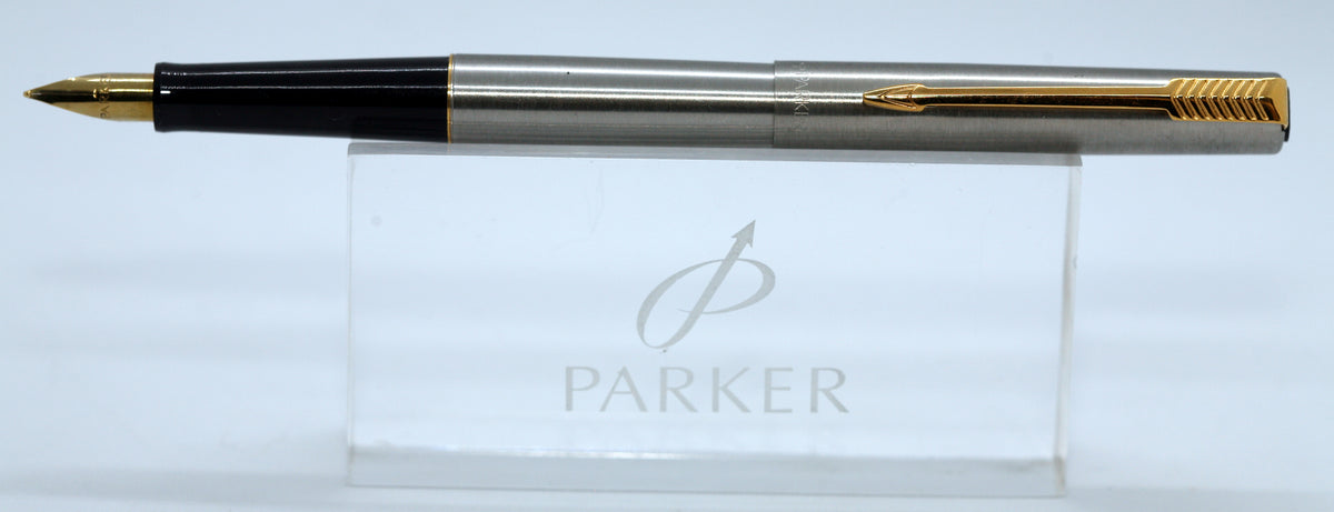 Parker 15 GT - Flighter Stainless Steel with Gold Plated Nib - P1092d ...